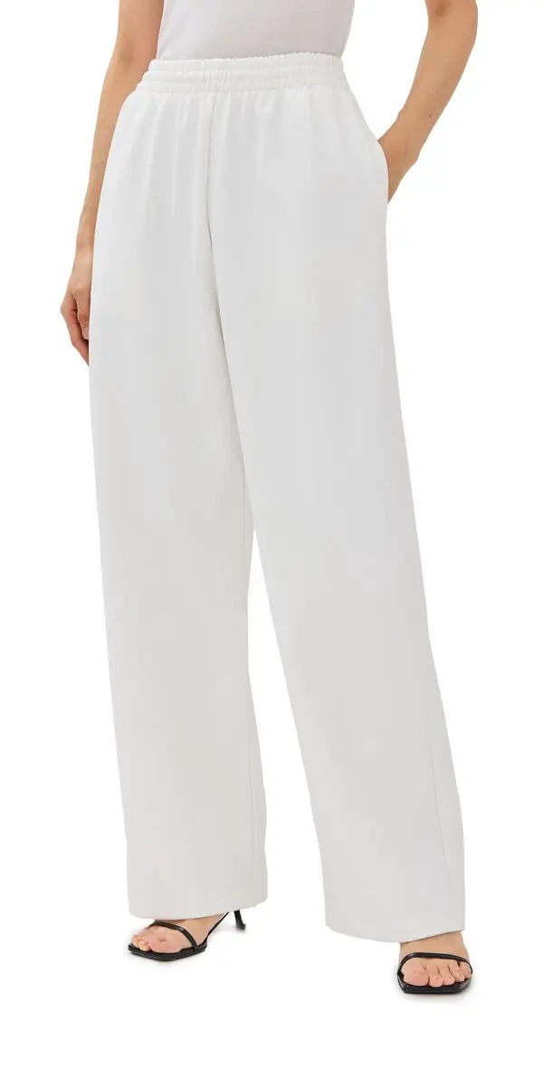 Wardrobe.NYC Semi Matte Track Pant - Off White