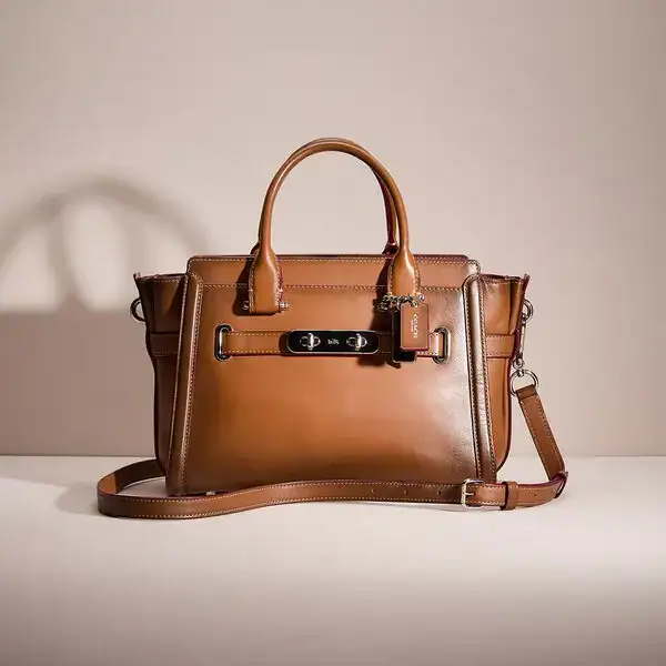 Coach Restored Swagger 27 - Silver/saddle | Editorialist