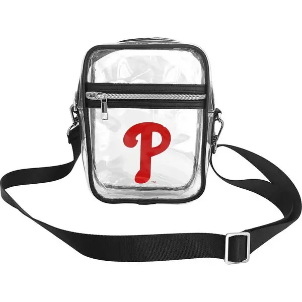 LOGO BRANDS Philadelphia Phillies Mini Clear Crossbody Bag - Red ...