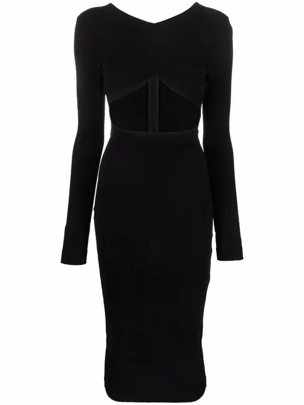 Dsquared2 Cut-out Detail Pencil Midi Dress