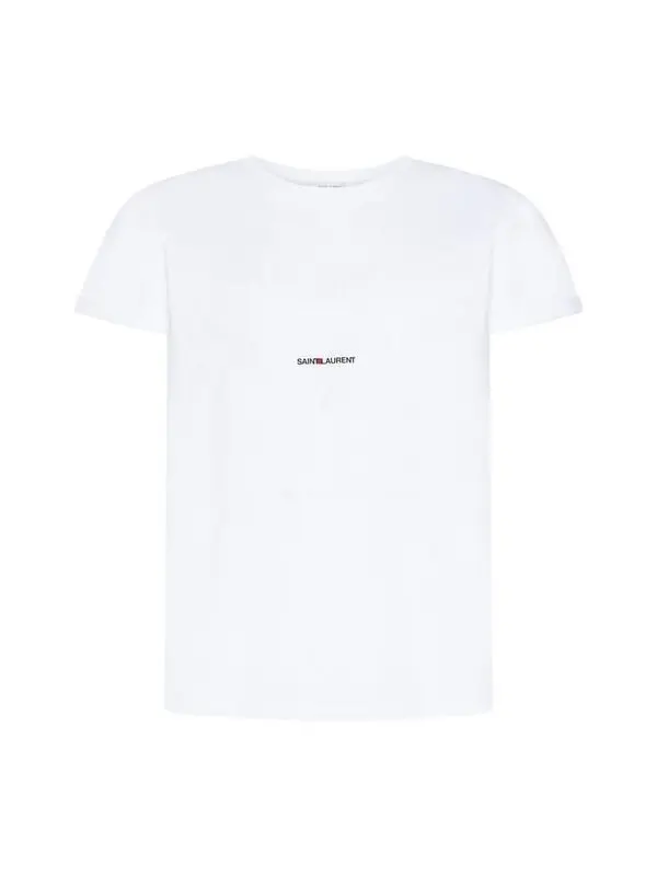 Saint Laurent T-Shirt And Polo Shirt In White - 33% Off