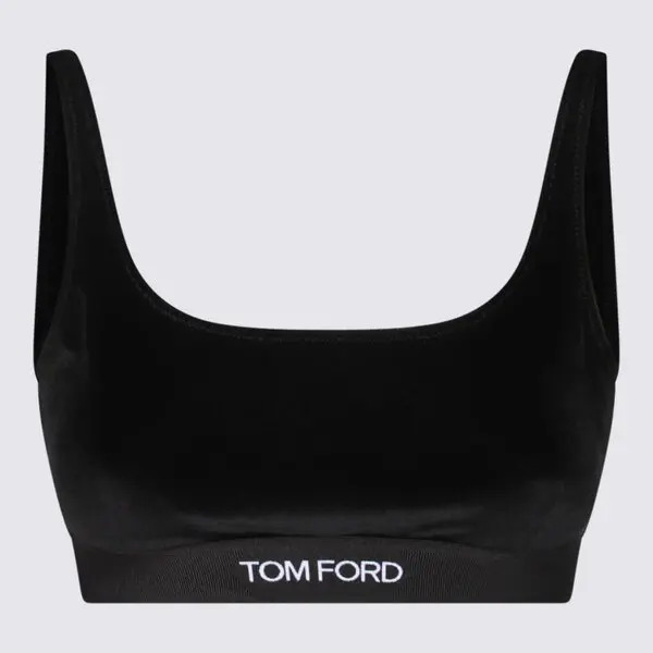 TOM FORD Viscose Blend Top - Black