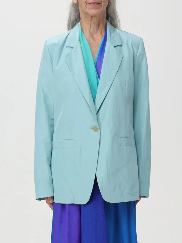 FORTE_FORTE Classic Blazer - Gnawed Blue