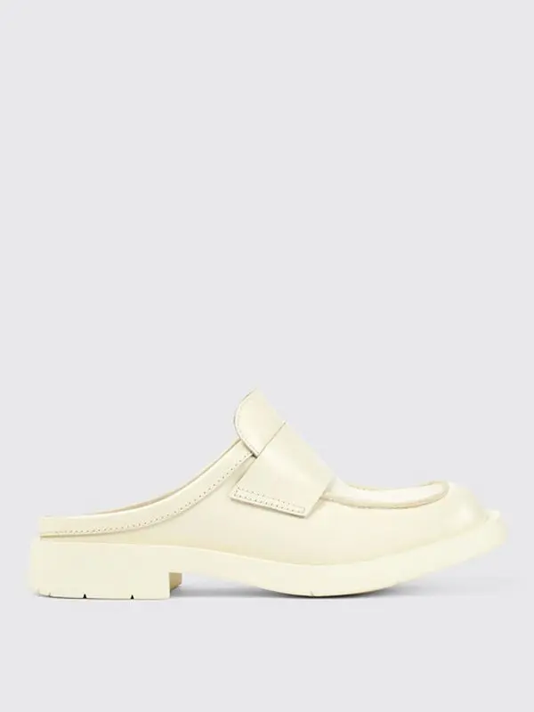 Camper Loafer Mules - White