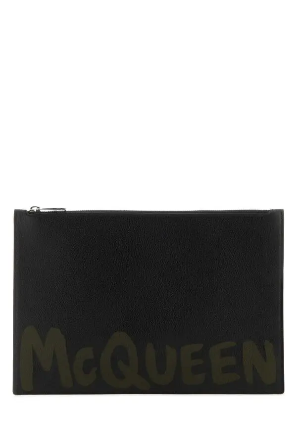 Alexander McQueen Leather Clutch