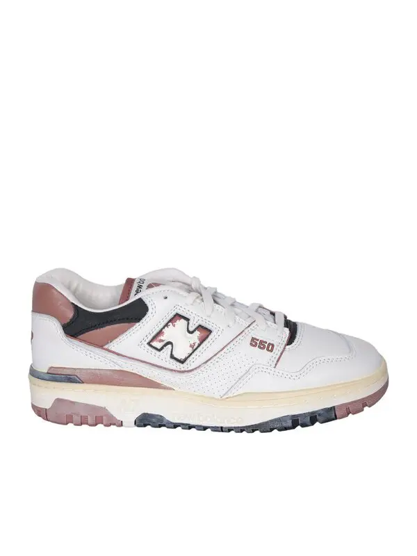 NEW BALANCE Leather Sneakers - White