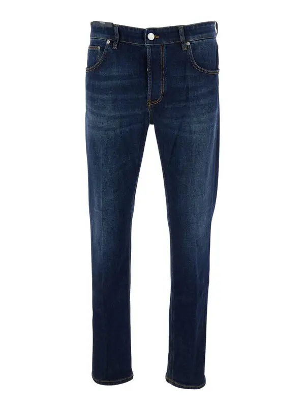 PT TORINO Denim Jeans With Logo Patch