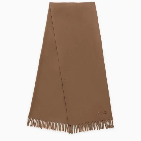A.p.c. Ambroise Brodée Virgin Wool Scarf