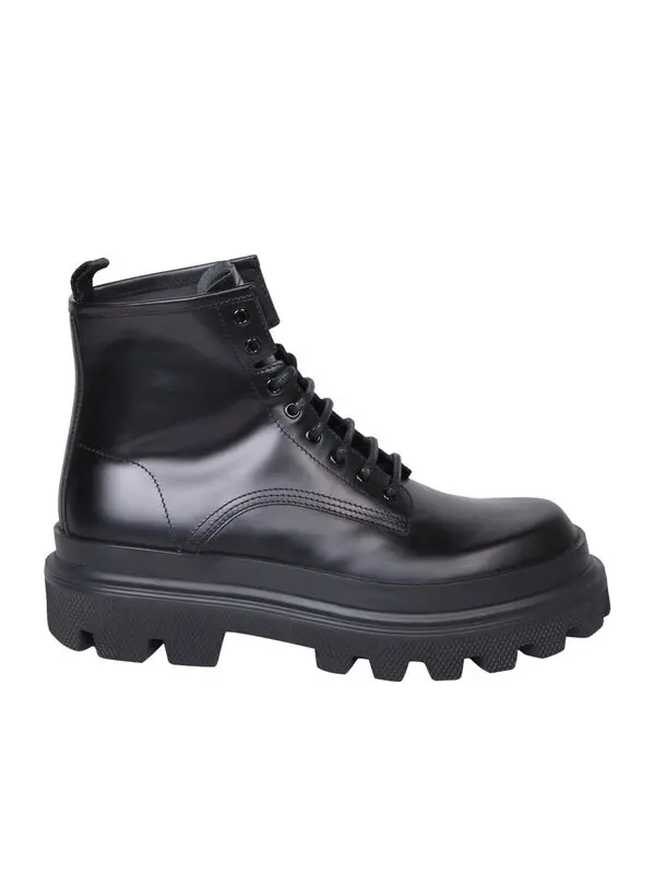 Dolce & Gabbana Leather Ankle Boots