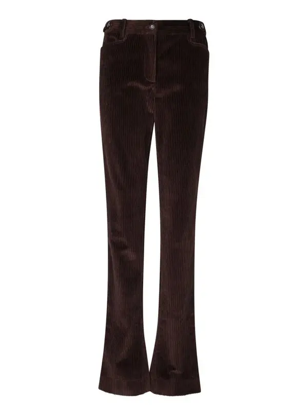 Dolce & Gabbana Cotton-blend Flared Trousers