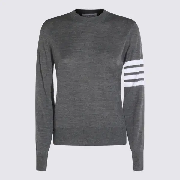 Thom Browne Wool Knitwear - Grey
