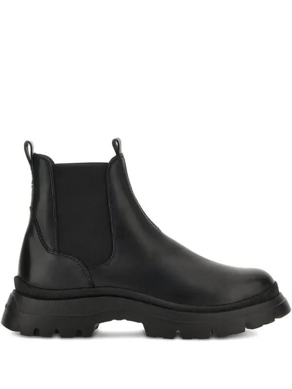Hogan H692 Leather Chelsea Boots