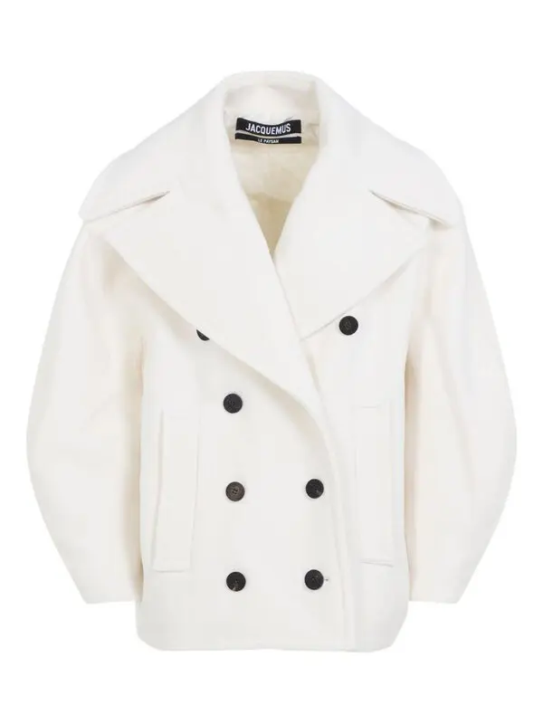 Jacquemus Double-breasted Wool Coat