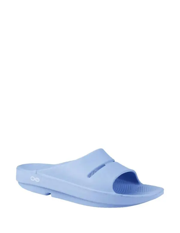 Buy OOFOS Ooahh Slide Sandal In Neptune Blue - Multi At 24% Off ...