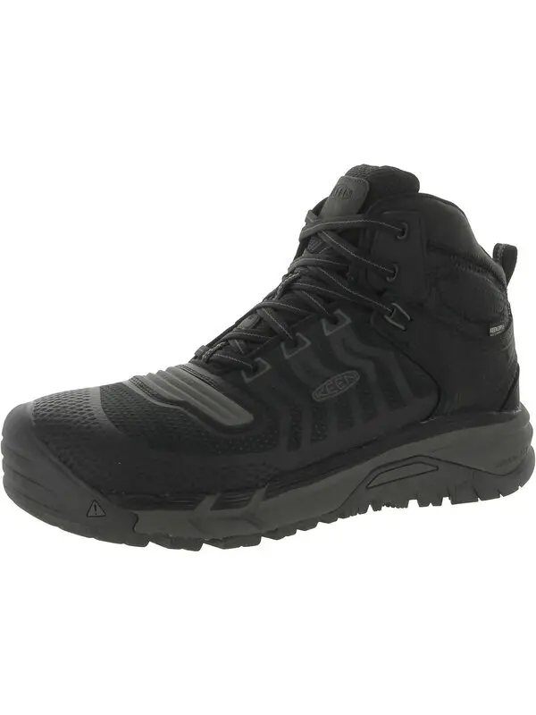 Keen Kansas City Mid Kbf Leather Composite Toe Work And Safety Shoes ...