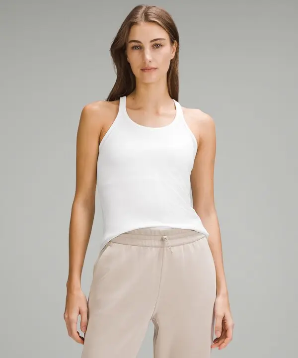 Lululemon Hold Tight Thin Strap Racerback Tank Top - White