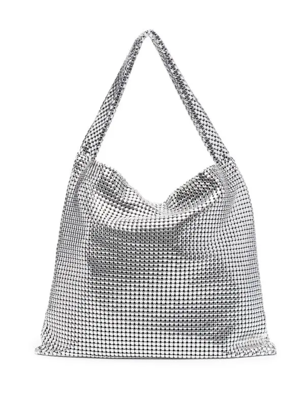 Rabanne Pixel Tote Bag - Silver