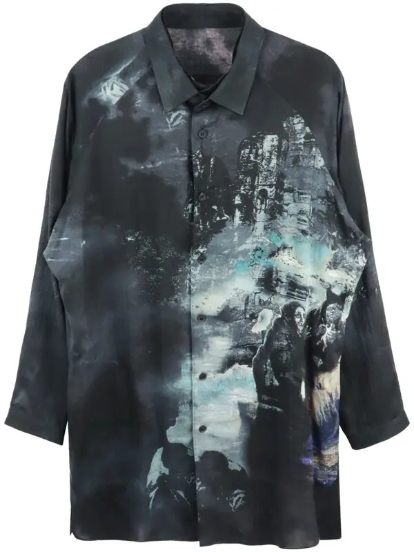 Yohji Yamamoto J-pt Illustration-print Shirt