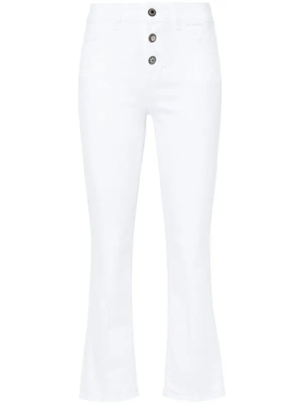 Liu Jo Mid-rise Bootcut Cropped Jeans