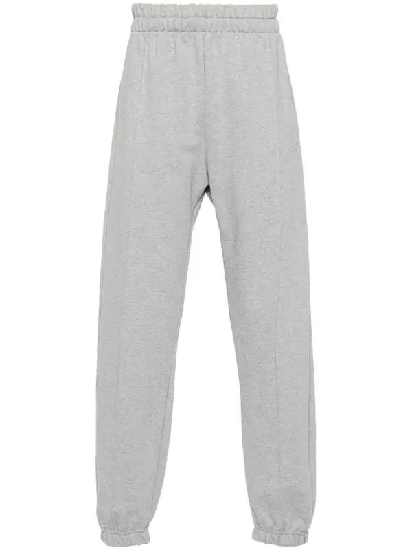 Gcds Embroidered-logo Track Pants - Grey