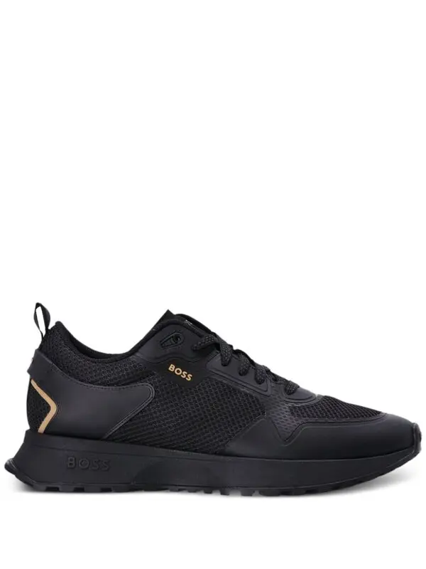 Hugo Boss Mesh-embellished Low-top Sneakers