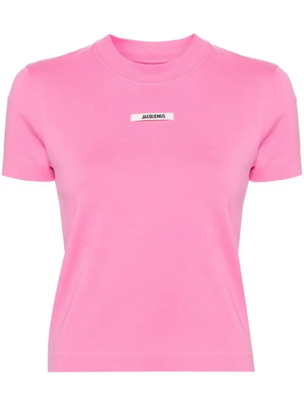 Jacquemus Grosgrain Logo-patch T-shirt