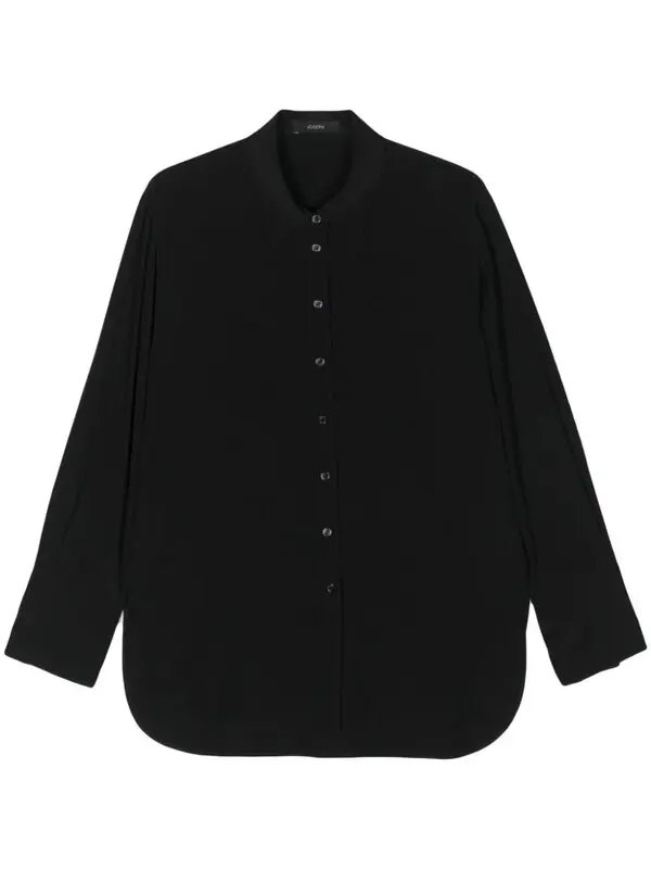JOSEPH Crepe De Chine Shirt - Black