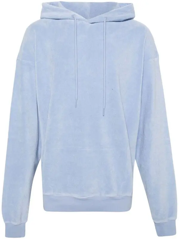Martine Rose Drop-shoulder Towelling-finish Hoodie