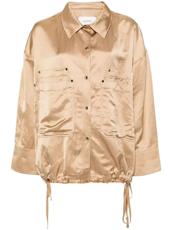 Dorothee Schumacher Drawstring Hem Shirt Jacket