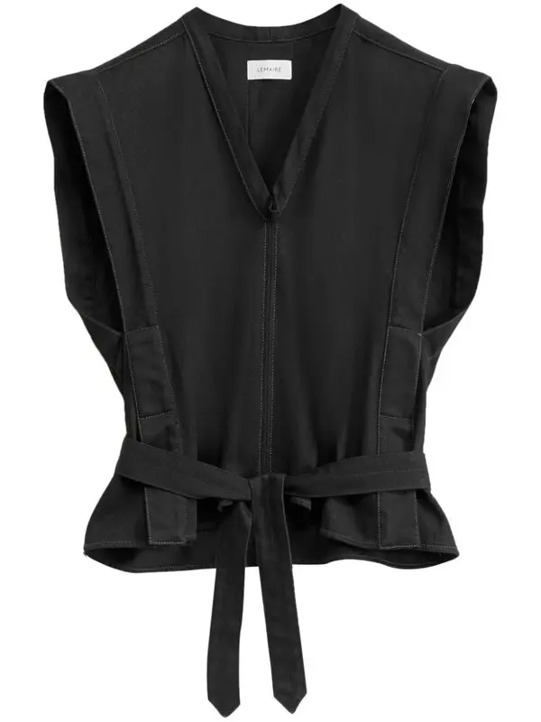 LEMAIRE Self-tie Sleeveless Jacket
