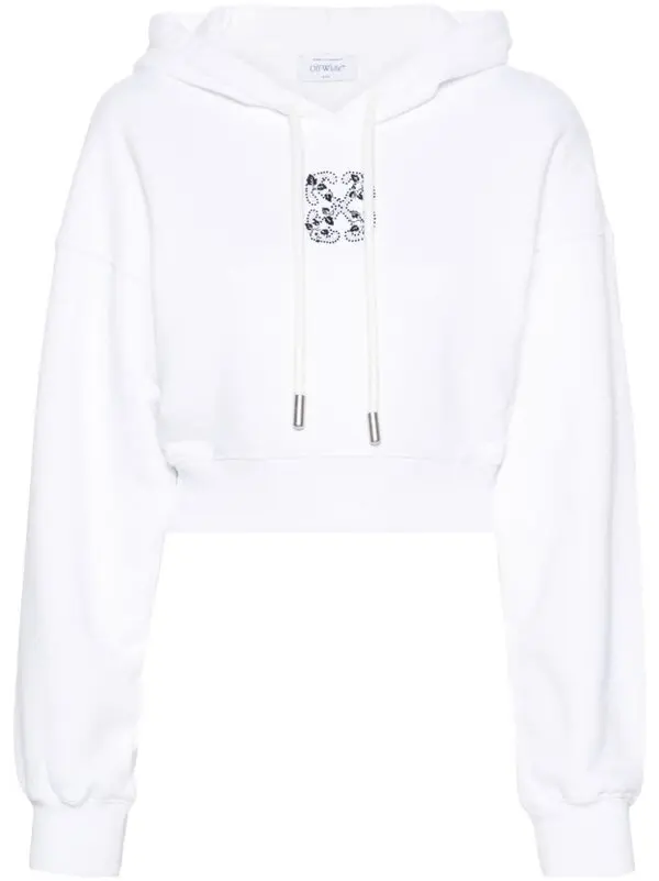 Off-White Arrows-motif Beaded Hoodie