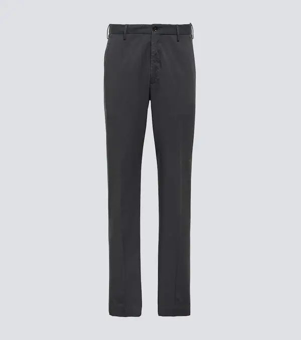 SLOWEAR Incotex Cotton Straight Leg Trousers