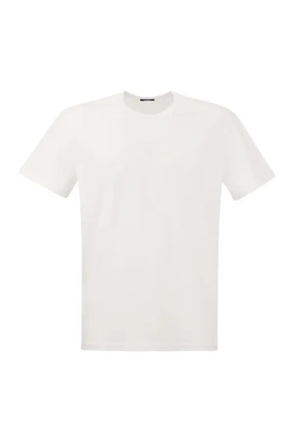 Hogan Cotton Jersey T-Shirt In White 40% Off Editorialist
