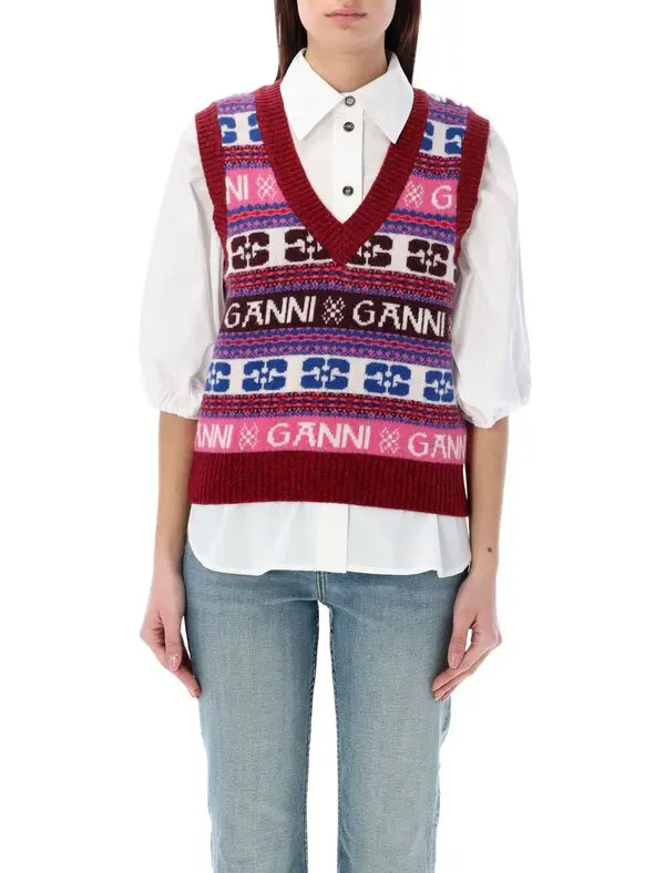 Ganni Multicolor Sleeveless main image 1