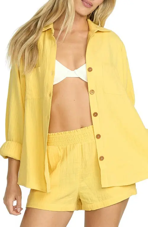 BILLABONG Swell Gauze Button-up Shirt - Fresh Squeezed