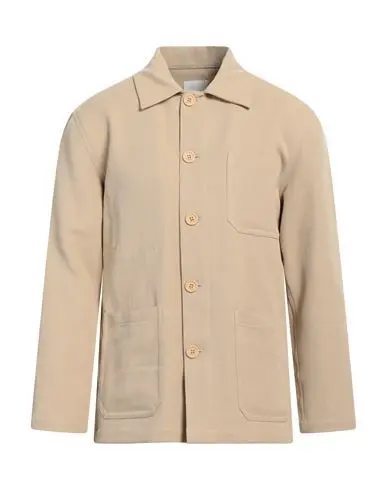 Sandro Jacket In Camel Cotton - Beige