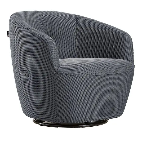 GIUSEPPE NICOLETTI Maglia Swivel Chair - Texture D-- Grigio Chairo