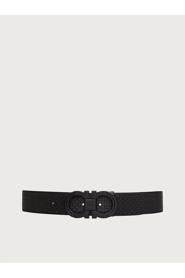 FERRAGAMO Reversible And Adjustable Gancini Belt