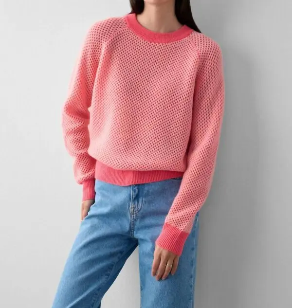 Ramona Rustic Sweater Sweatshirt in Grey