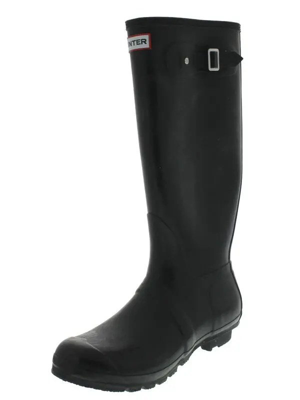 Buy Hunter Original Tall Rubber Kneehigh Rain Boots - Black At 19% Off ...