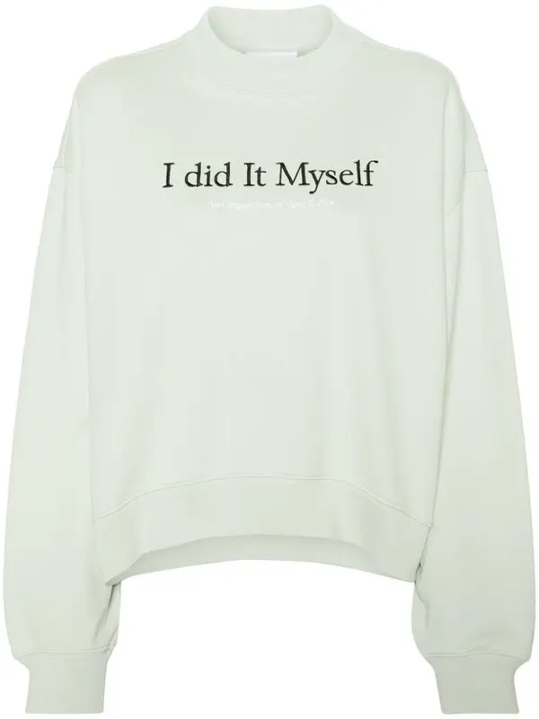 Axel Arigato I Did It Myself" Organic Cotton Sweatshirt