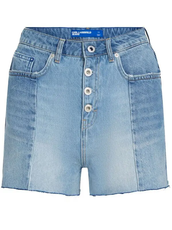 Karl Lagerfeld High-rise Denim Shorts