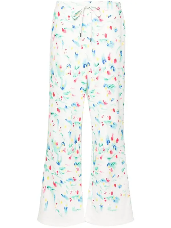 Marni Floral-print Cotton Track Pants
