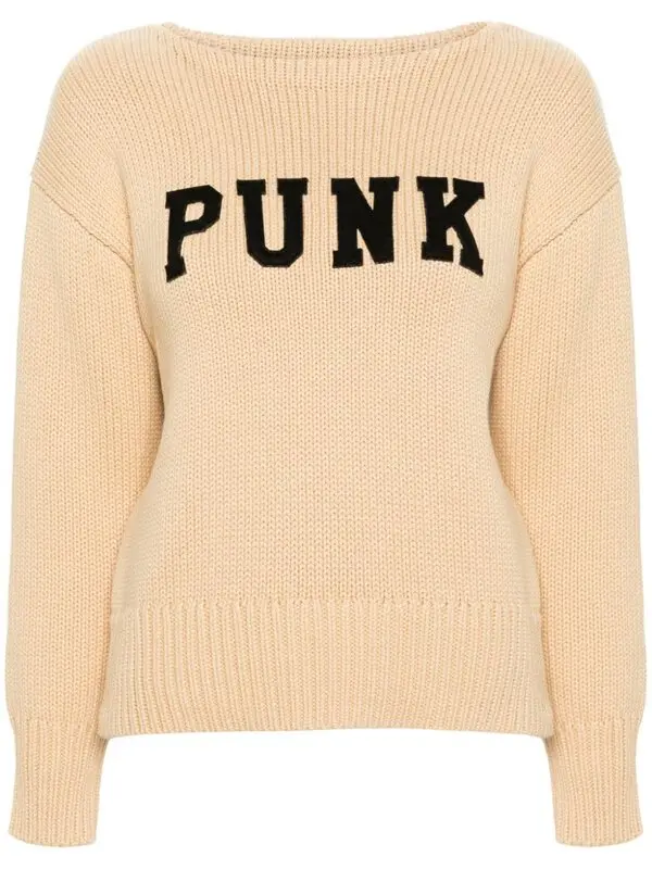 R13 Logo-patch Cotton Jumper
