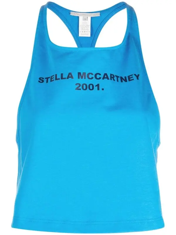 Stella McCartney Logo-print Tank Top - Blue