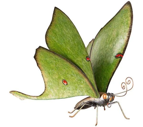 EVERGREEN Metal Luna Moth Statue