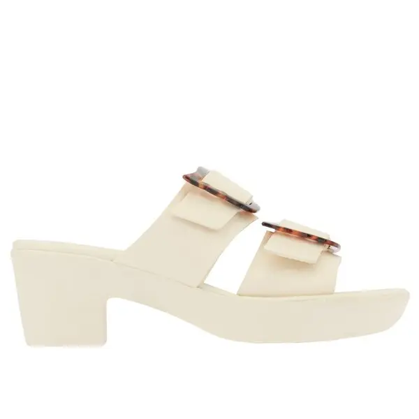 ANCIENT GREEK SANDALS Iaso Comfort Clogs - Off White/tortoiseshell