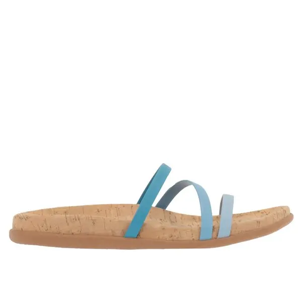 ANCIENT GREEK SANDALS Aspasia Slides - Mixed Blues