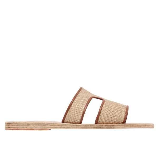 ANCIENT GREEK SANDALS Apteros Mule Sandals - Lino/cotto