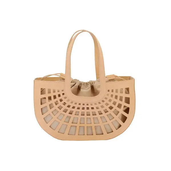 ANCIENT GREEK SANDALS Half Moon Large Bag - Natural